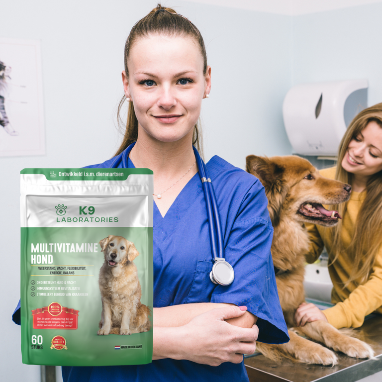 10-in-1 Multivitamine voor Honden - 60 Stuks | K9 Laboratories