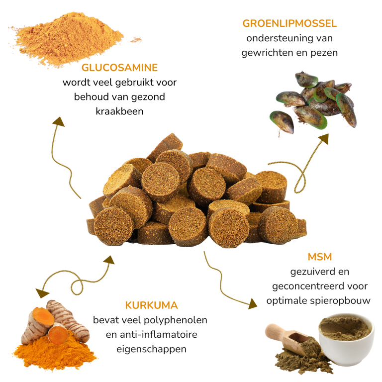 Heup & Gewricht Supplement voor Honden - 60 Stuks | K9 Laboratories