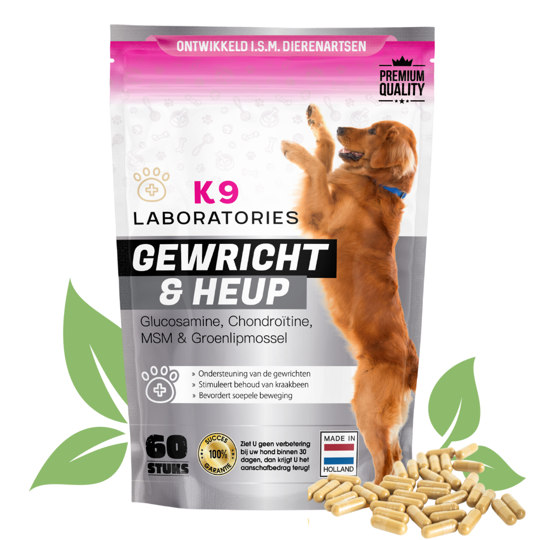 Heup & Gewricht Supplementen voor Honden | K9 Laboratories